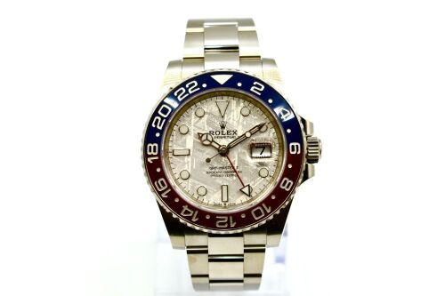 Rolex GMT Master II White Gold PEPSI Meteorite Dial 40mm - 2022