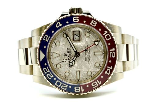 Rolex GMT Master II White Gold PEPSI Meteorite Dial 40mm - 2022